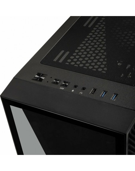 Kolink GEKL-100 Void Rift ARGB Midi-Tower Black Tempered Glass Infinity ...