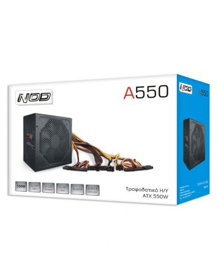Nod A550 PSU-111 Black ATX PSU 550W