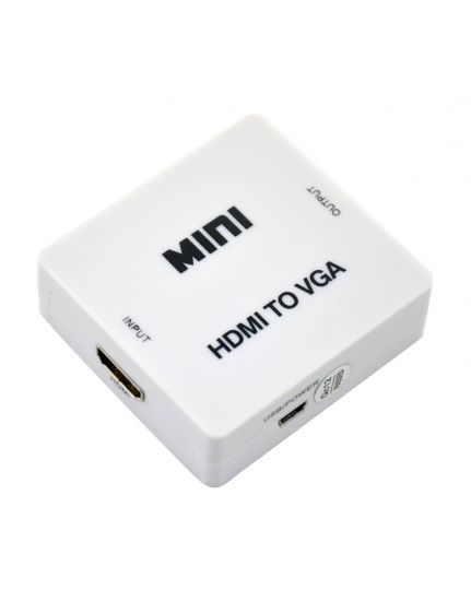 Powertech CAB-H073 HD Video Converter HDMI σε VGA - 3.5mm Audio Full HD